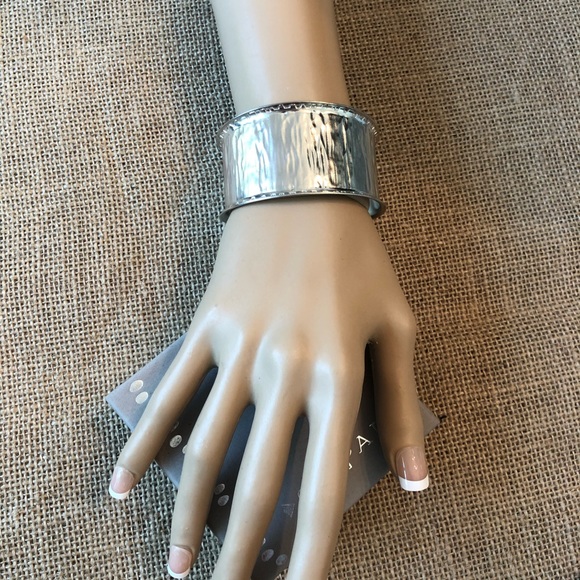 Silpada | Jewelry | New Silpada Sterling Textured Wide Cuff Bracelet ...